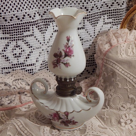 Lefton | Accents | 95s Lefton Porcelain Moss Rose Pattern 7miniature ...